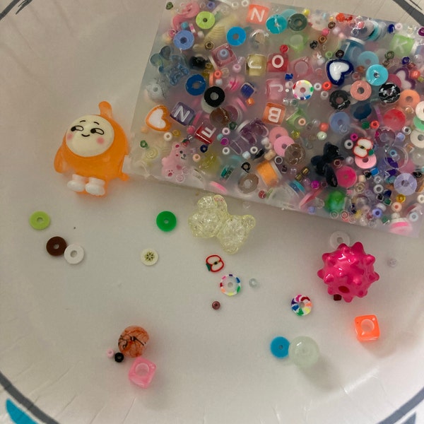 Picky Pad Fidget Toy: Colorful Beads & Mixed Shapes - Sensory Stimming ...
