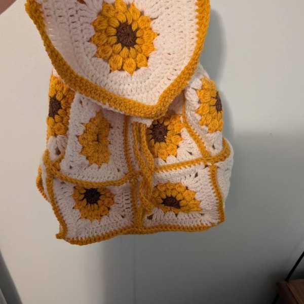 MINI Sunflower Backpack PDF Pattern! With Adjustable AND Removeable ...