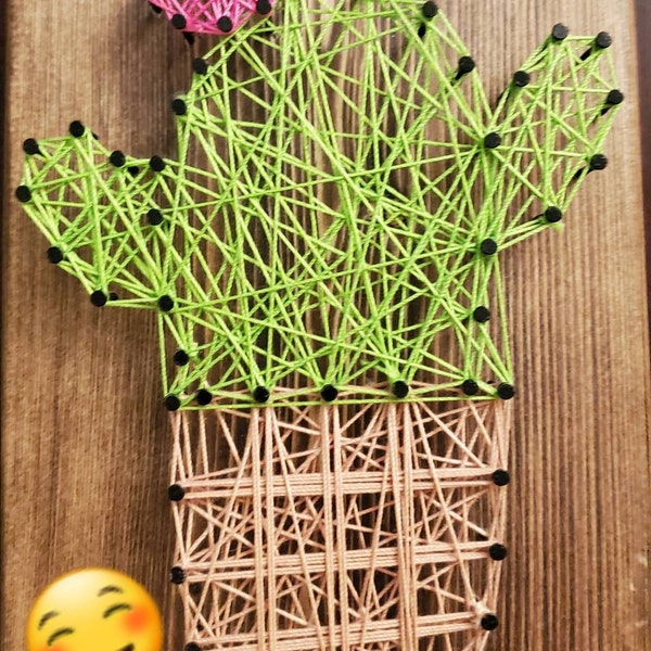 DIY Cactus String Art Kit - Etsy