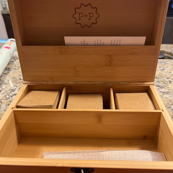 Pike & Pine Handmade Large Stash Box Combo - Includes Grinder + 2 Stash ...