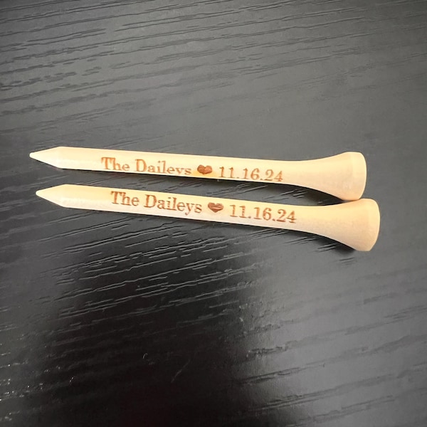 Personalized Golf Tees Wedding Favors Fathers Day Birthday Best Man ...