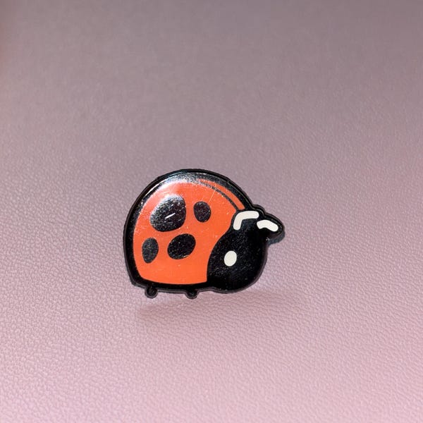 Tiny Ladybug | Mini Pin | Bug Cute Collectors Hard Enamel Pin Badge ...