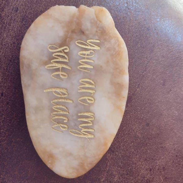Word Stones, Engraved River Rocks, Inspirational Word Stones ...