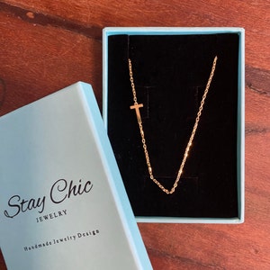 Tiny Cross Necklace, Dainty Pendant Cross Necklace, Christian Gifts for ...