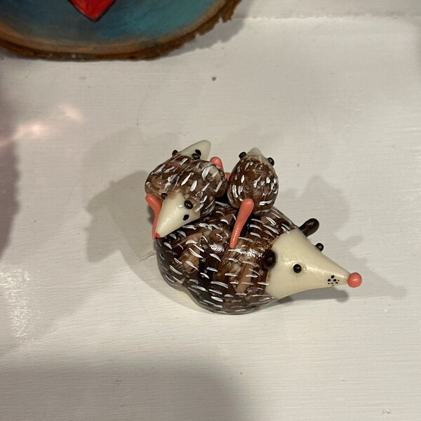 Miniature Opossum Art Gifts, Blue Opossum Toy, Opossum Ornament, Gifts ...