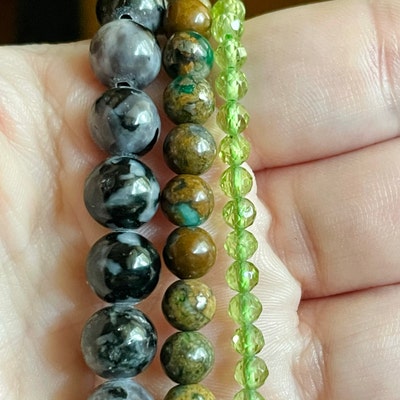 AAA Indigo Gabbro 4mm 6mm 8mm 10mm Round Beads Aka Mystic Merlinite 15. ...