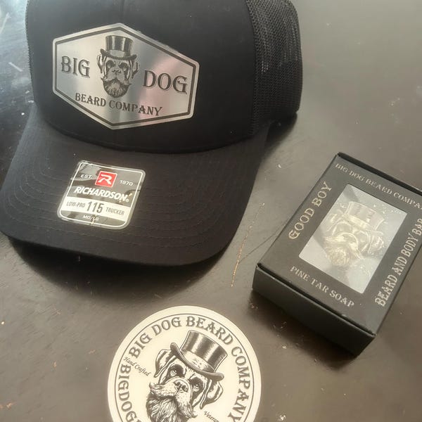 GOOD BOY Logo Hat, Richardson 115 Low-pro Trucker, Acrylic Hat Patch ...