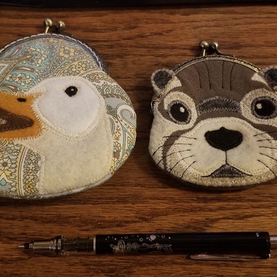 Squirrel Purse, Squirrel Snap Purse, Squirrel Coin Purse, Felt Squirrel ...