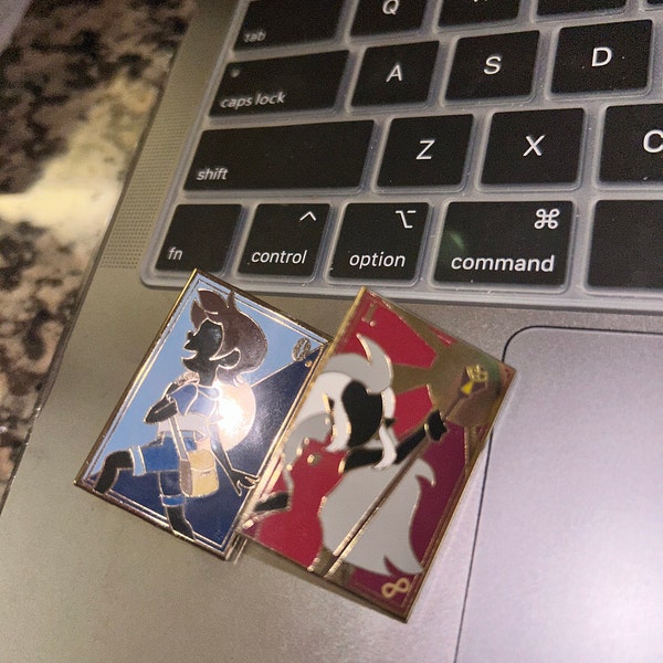 The Fool & the Magician - the Owl House Inspired Tarot Card Pins - Etsy