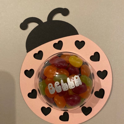 Ladybug Candy Holder, Valentines Day Candy Dome Svg, Valentines Day ...