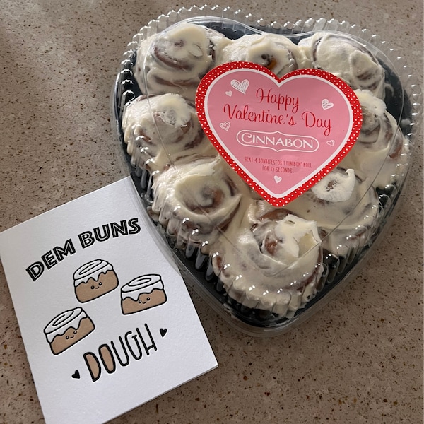 Funny Buns Butt Card - Letterpress Love Card - Dem Buns Dough ...