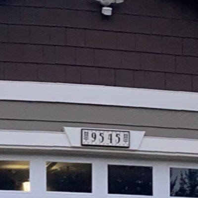 House Numbers Craftsman Rose Set Address Tiles, Craftsman Rose Design ...