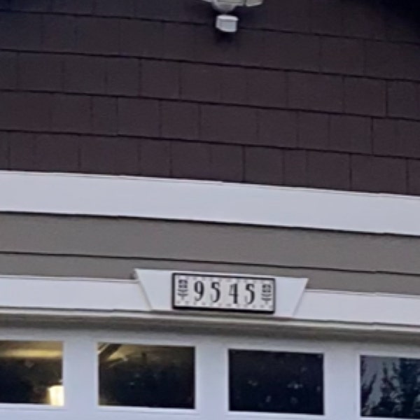 House Numbers Craftsman Rose Set Address Tiles, Craftsman Rose Design ...