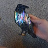 Northern Lights Raven Glass Mosaic - Etsy