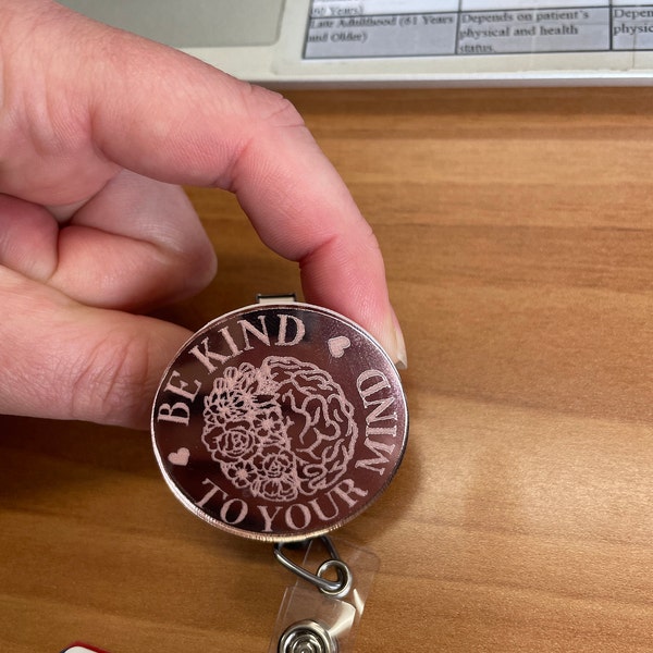 Behavioral Health Badge Reel - Psych Nurse Badge - Mental Health Badge ...