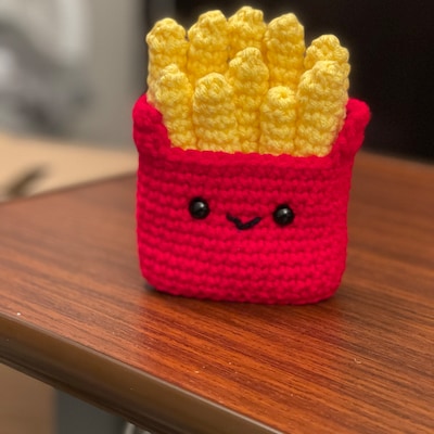 French Fries Crochet Pattern PATTERN ONLY PDF Download Amigurumi ...