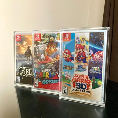 SET OF 5 Switch Game Case Cartvault Acrylic Nintendo Switch Storage ...