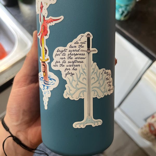 I Am in Your World Aslan Narnia Quote Waterproof Vinyl Sticker - Etsy