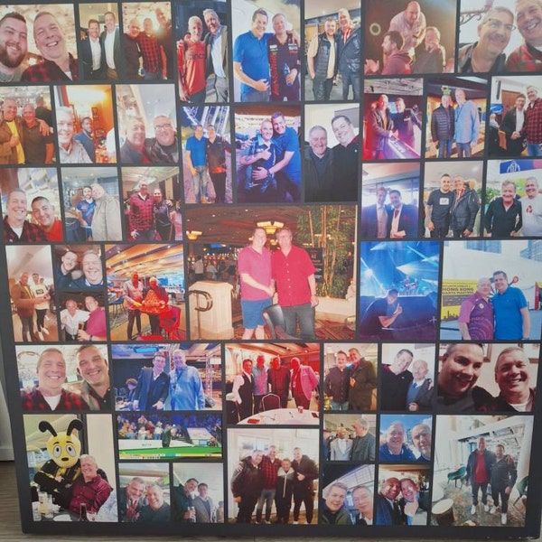 Photo Collage Digital File for Printing - X50 Pics - Custom Designed ...
