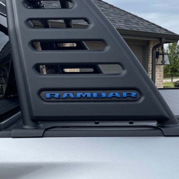 Ram 1500 TRX RAMBAR Emblem Overlay Decal 2021 2022 2023 2024 - Etsy
