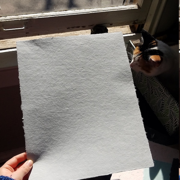 Handmade Paper 11x14 - Graphite Mixed Media Fine Art Paper - Etsy