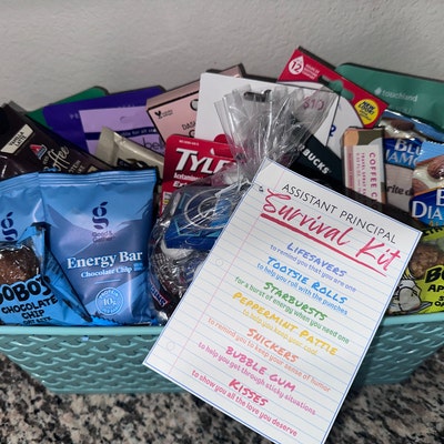 Custodial Staff Survival Kit Gift Tags, School Custodian Staff ...