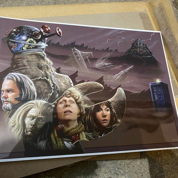 Doctor Who Print - the Happiness Patrol | 148mm Square | 7th Doctor ...