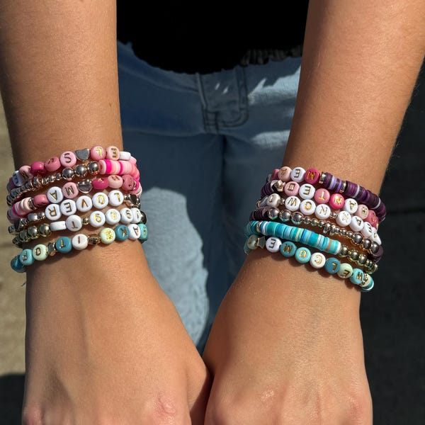 TTPD Era Taylor Inspired 4-pack Friendship Bracelets. TTPD Album Colors ...