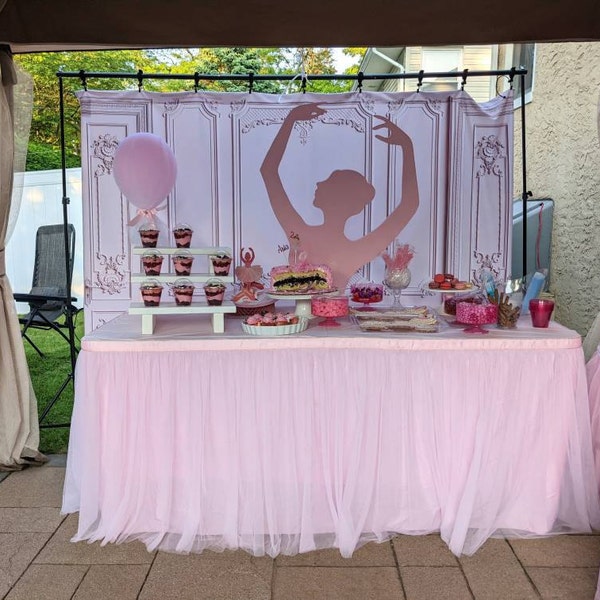 Ballerina Party Table Centerpiece Template & Instructions | Digital ...