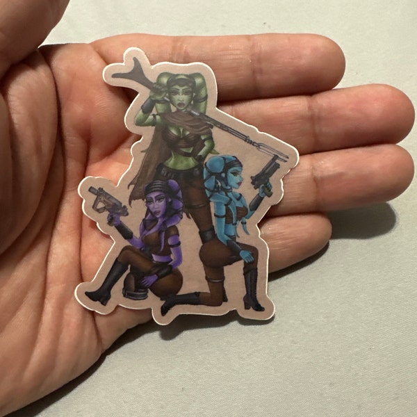 Queen Tyr'ahnee and Commander X-2 ('duck Dodgers') Art Sticker - Etsy