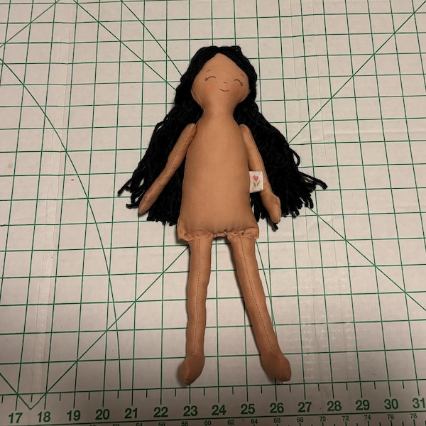 Prairie Lasses Dress and Bonnet PDF Pattern for 12" Doll, Rag Doll ...