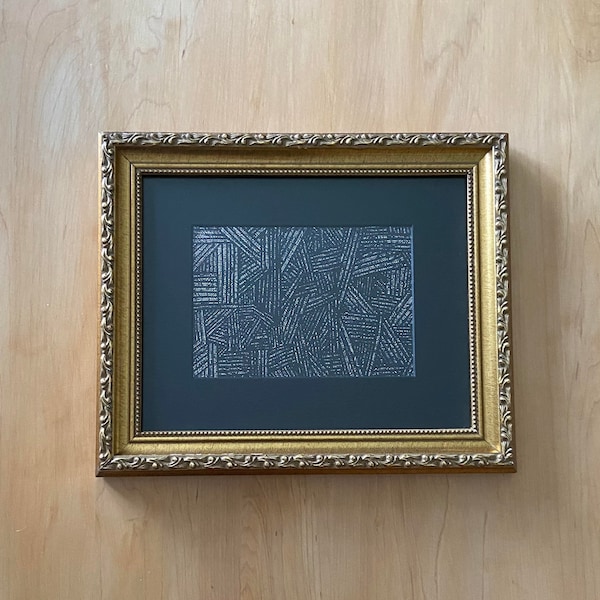 Black Brick Pen Building Downloadable Print | Simple Black and White ...