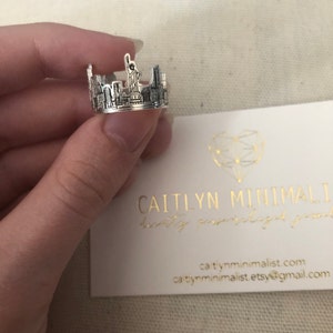 Custom City Ring Cityscape Ring Travel Ring Skyline Ring | Etsy