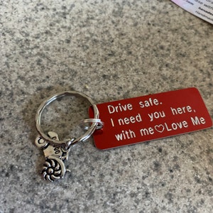 Maneja Con Cuidado Llavero, Personalized Drive Safe Custom Engraved ...