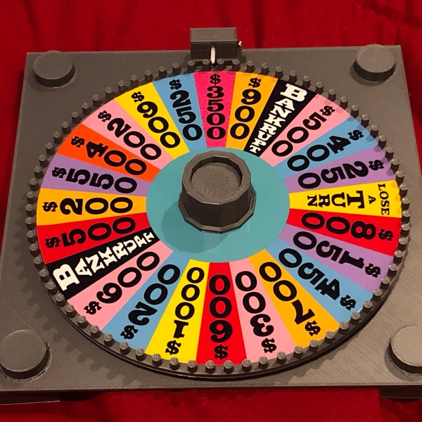 80s 90s Era Wheel of Fortune Board Game Wheel Spinner - Www.facebook ...