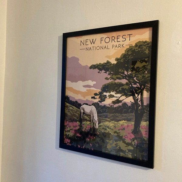 Wainwright's Coast to Coast Poster, Hiking Trail Poster, National Trail ...