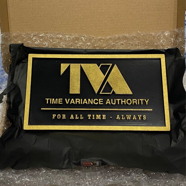 Loki TVA Mini Time Variance Authority Sign - Etsy