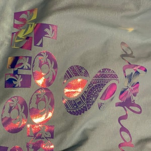 Digital Download Polynesian Tribal & Plumeria Flowers Cancer Awareness ...