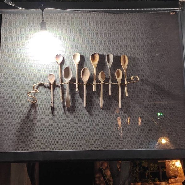 French Antique Kitchen Hooks, Antique Ceiling Pot or Pan Rack, Antique ...