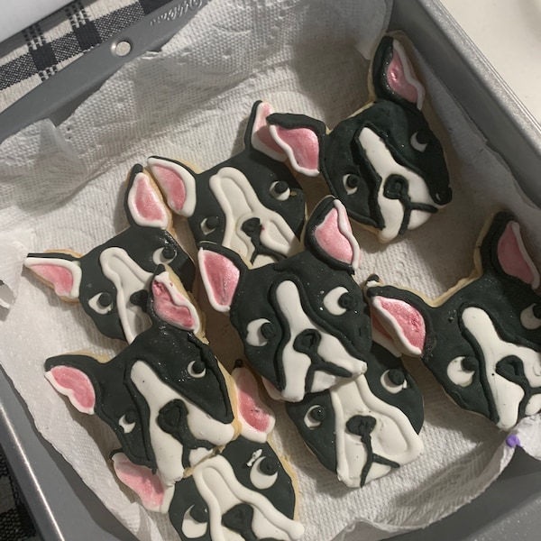 Cole the Boston Terrier - Boston Terrier Cookie Cutter - Dog Face ...