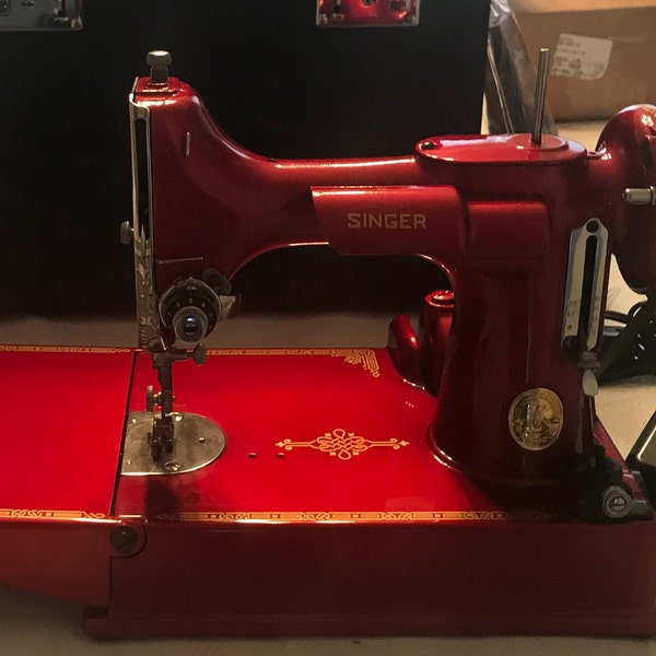 Singer Featherweight 221 Sewing Machine Custom Painted Color of Choice ...