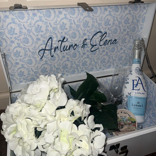 Personalized Baby Keepsake Trunk Large Storage Gift for Newborn Nursery ...