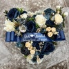 Funeral Flowers Round Ring Wreath With Personalised Ribbon 10 12 14 or ...