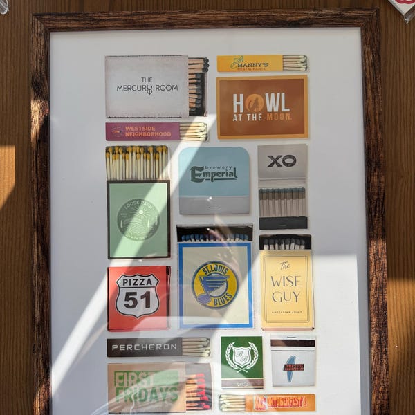 CUSTOM MATCHES Art | PERSONALIZED Thoughtful Digital Matchbook Print ...