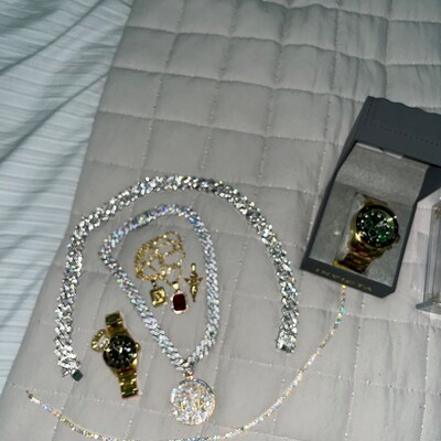 Self Made Super Font Iced Out Letter Pendant - Etsy