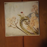 MEERWEH DUO Maritimes Bild auf Holz Leinwand Kunstdruck Meer Ostsee Nordsee Möwen Wanddeko ...