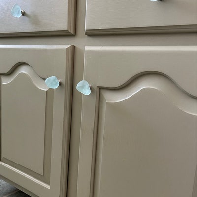 Beach Stone Nautical Knobs, Beachy Cabinet Knobs, Nautical Coastal Decor, Beach Rock Knobs ...