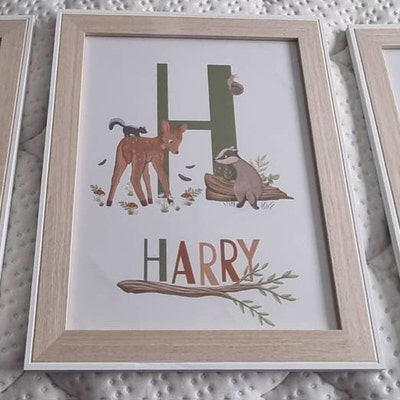 Farm Alphabet and Numbers Prints, Alphabet Poster, Farm Animals, ABC ...