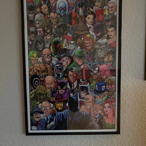 Spider-man Rogues Gallery 11x17 Fine Art Print - Etsy