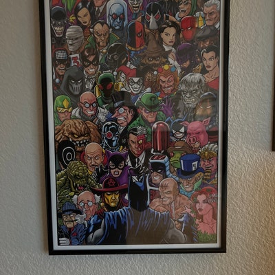 Batman Rogues Gallery 11x17 Fine Art Print - Etsy